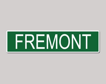Fremont Street Sign | Etsy