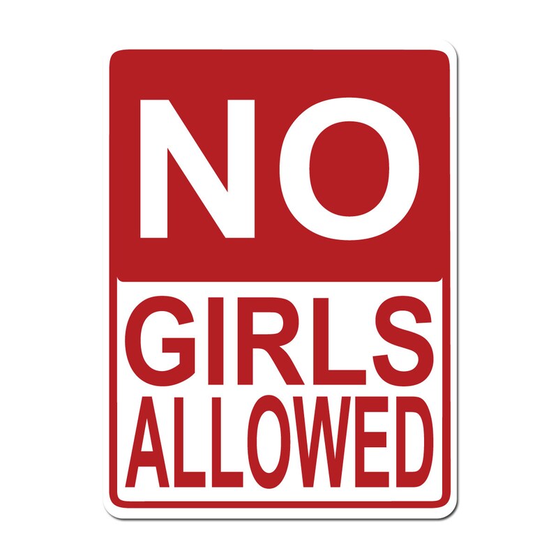 Girls Only Sign - Etsy