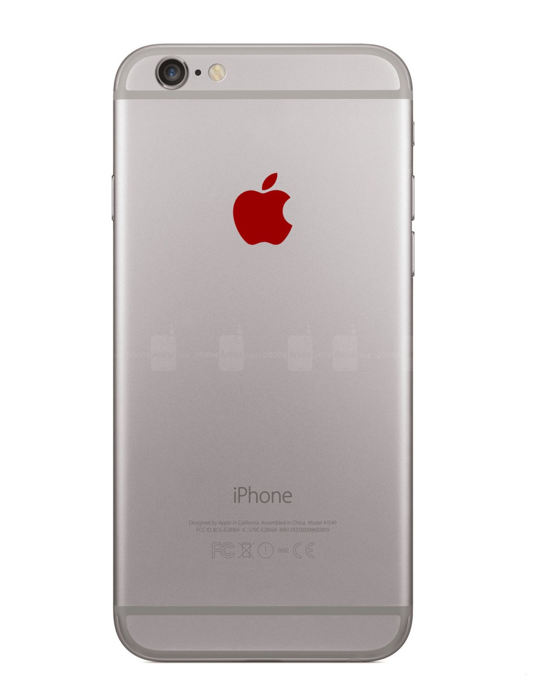 Burgundy Apple Logo Overlay Vinyl Decal - for iPhone 6,plus,5s,5c - Etsy