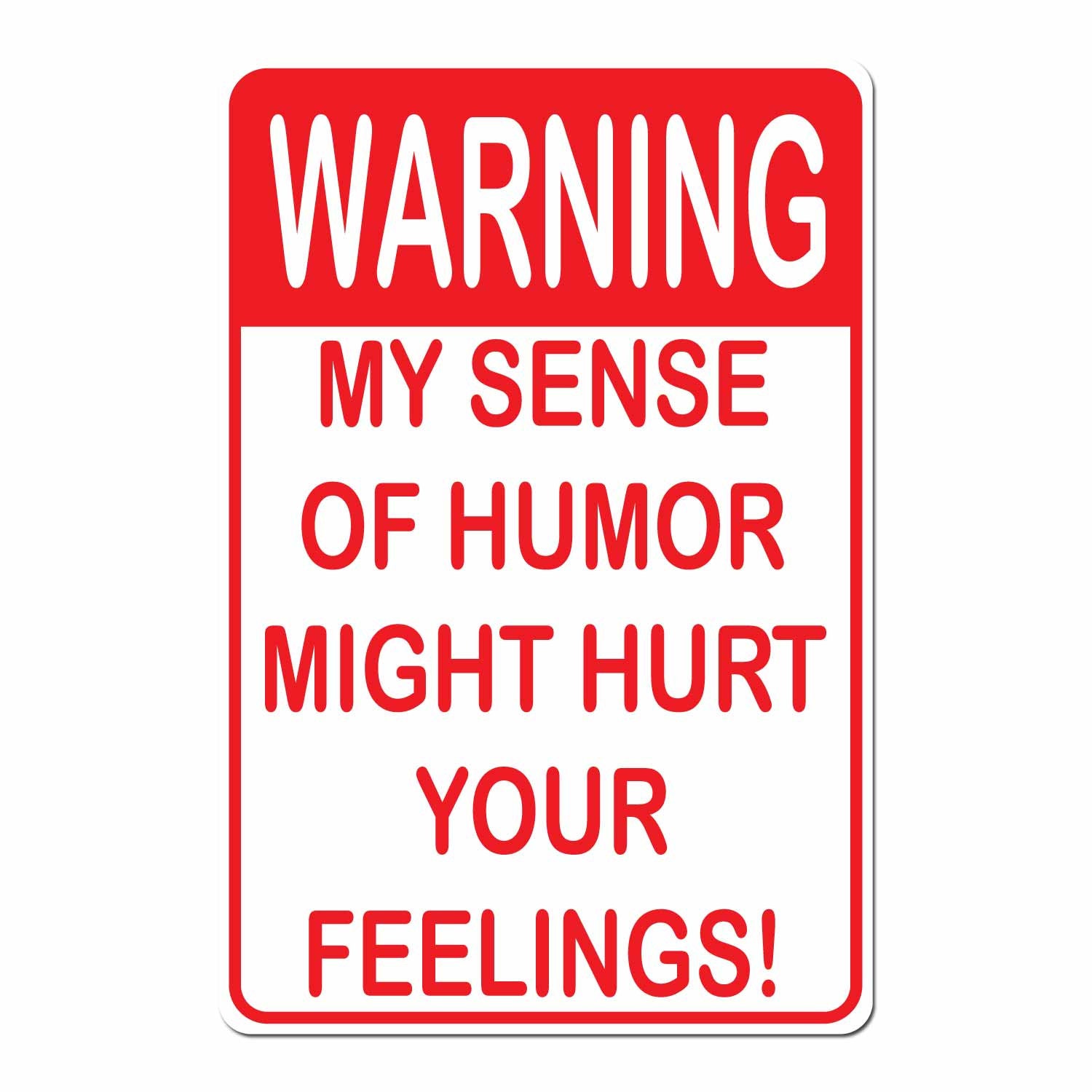 Warning My Sense Of Humor Might Hurt Your Feelings Red Vinyl - Etsy.de