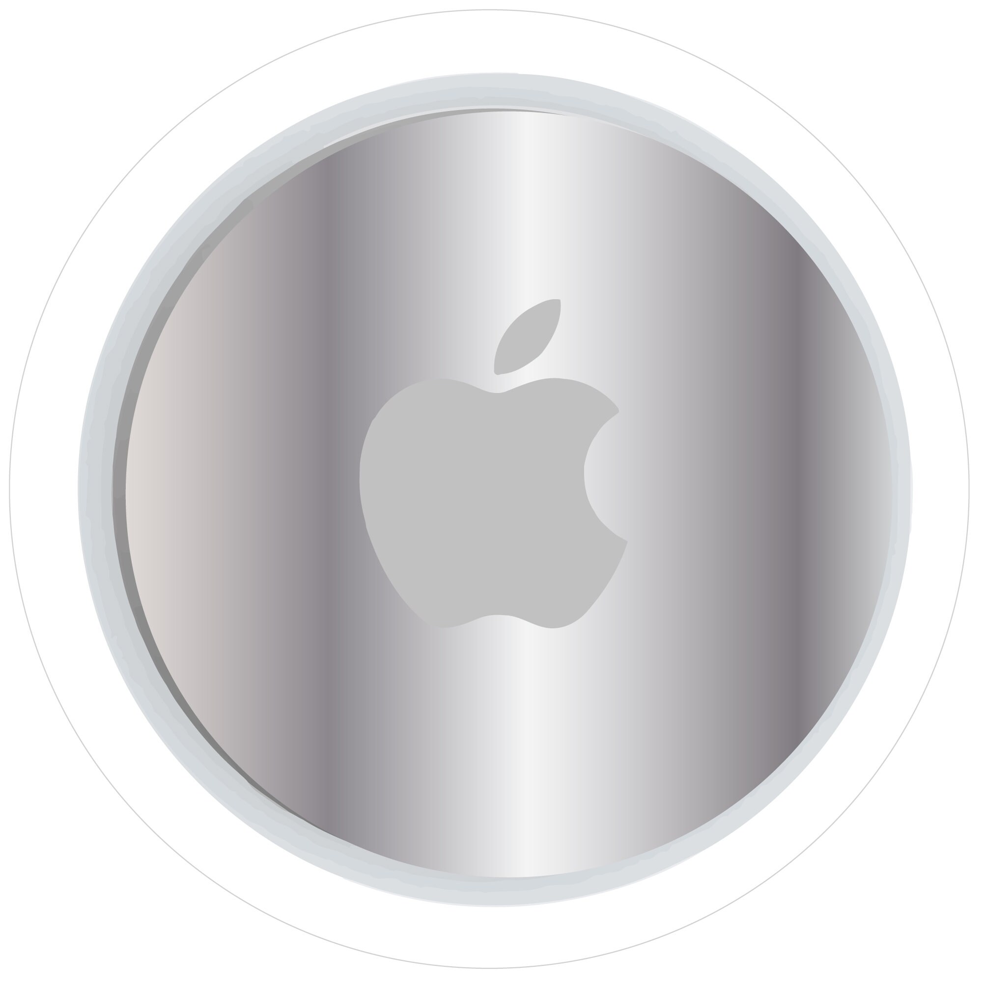 Silver Apple Logo