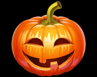 Inbred Jack O Lantern Smiling Face Full Color Decal for - Etsy