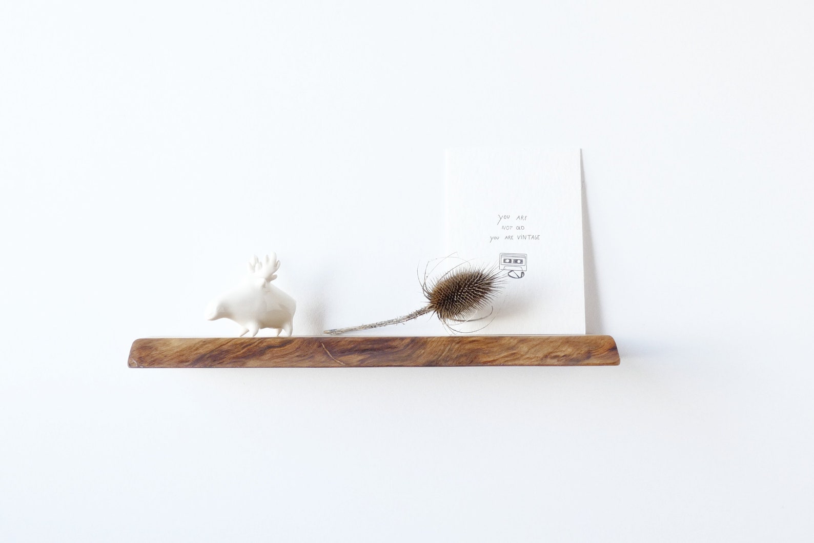 Floating Wooden Card Holder Affirmation Card Shelf Blind - Etsy