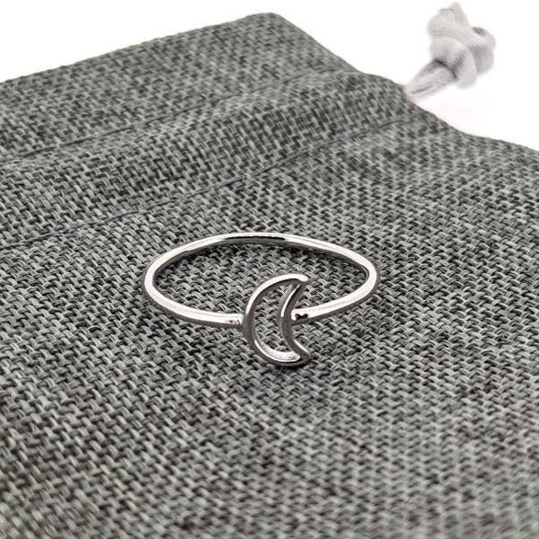 Moon Ring - Etsy