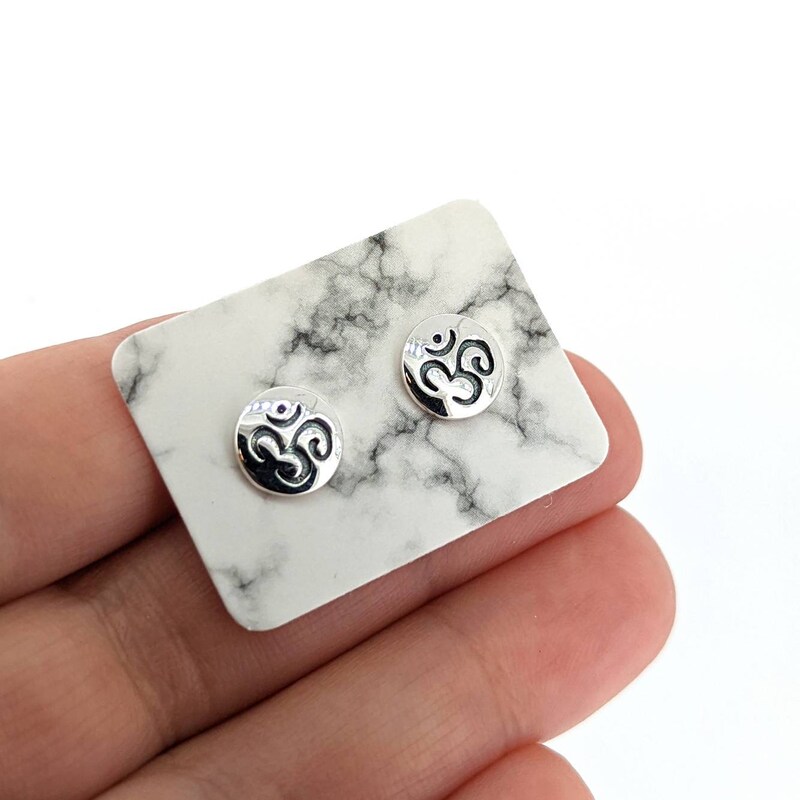 Om Earrings - Etsy