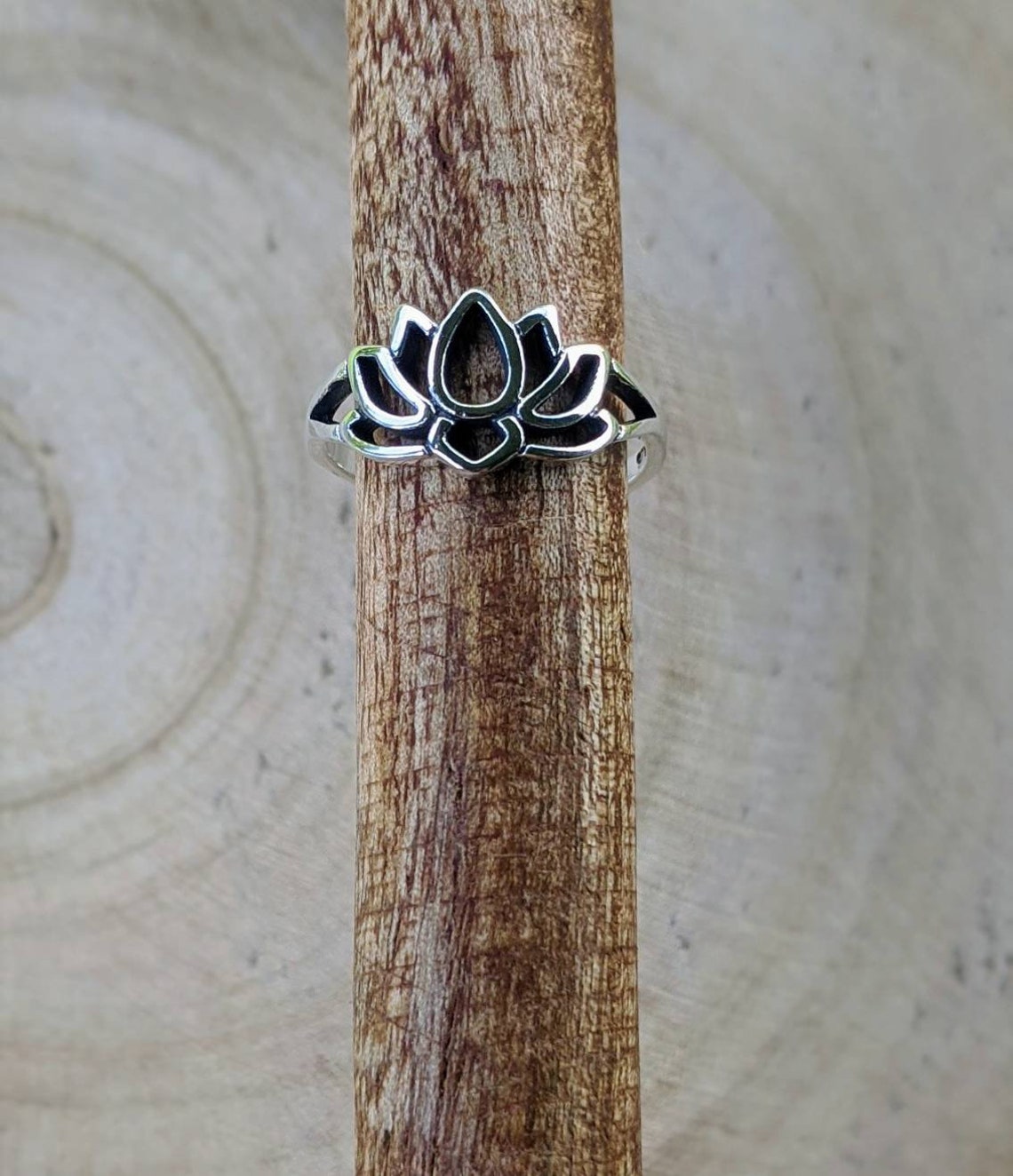Lotus Ring. 925 Sterling Silver Lotus Ring. Flower Ring. | Etsy
