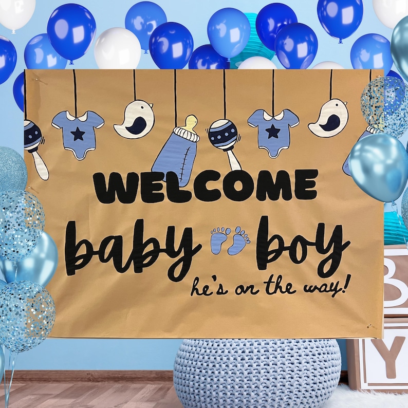 Custom Painted Banner, Kraft Paper Banner, Hand Painted Banner ...