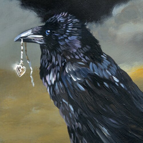 Collectible Raven 8x10 Print shiny Raven - Etsy