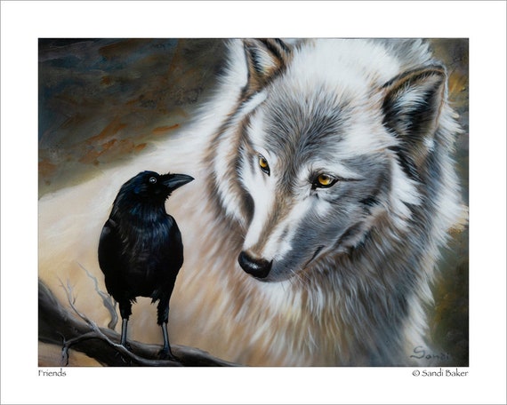 El Lobo Y El Cuervo Página 25 | Imágenes De Cuervo Dibujo Descarga