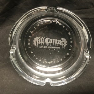Ash Tray With Custom Personalised Laser Engraved Design and Text - Etsy