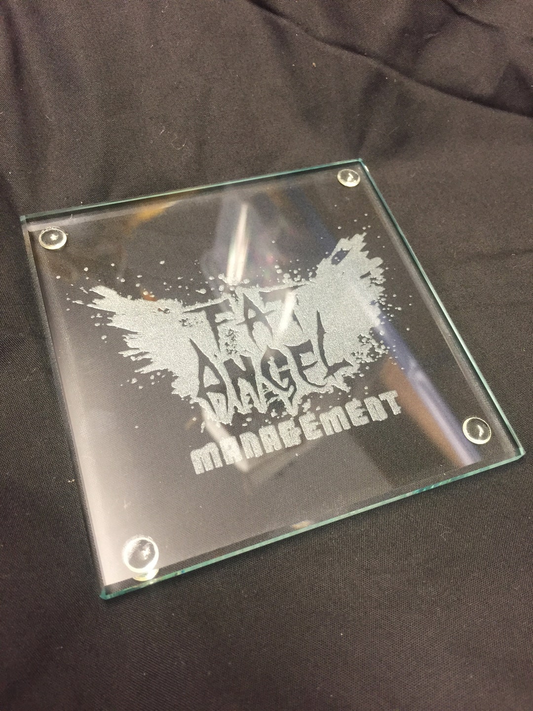Custom Laser Engraved Glass Coasters - Etsy