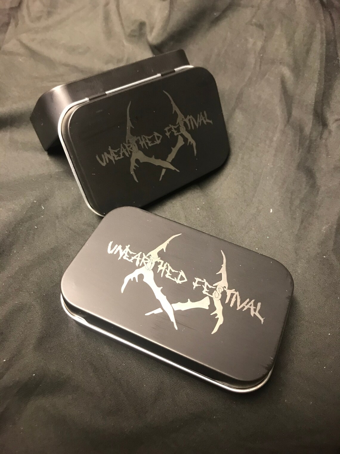 Metal Tobacco Tin With Your Custom Design Laser Engraved - Etsy