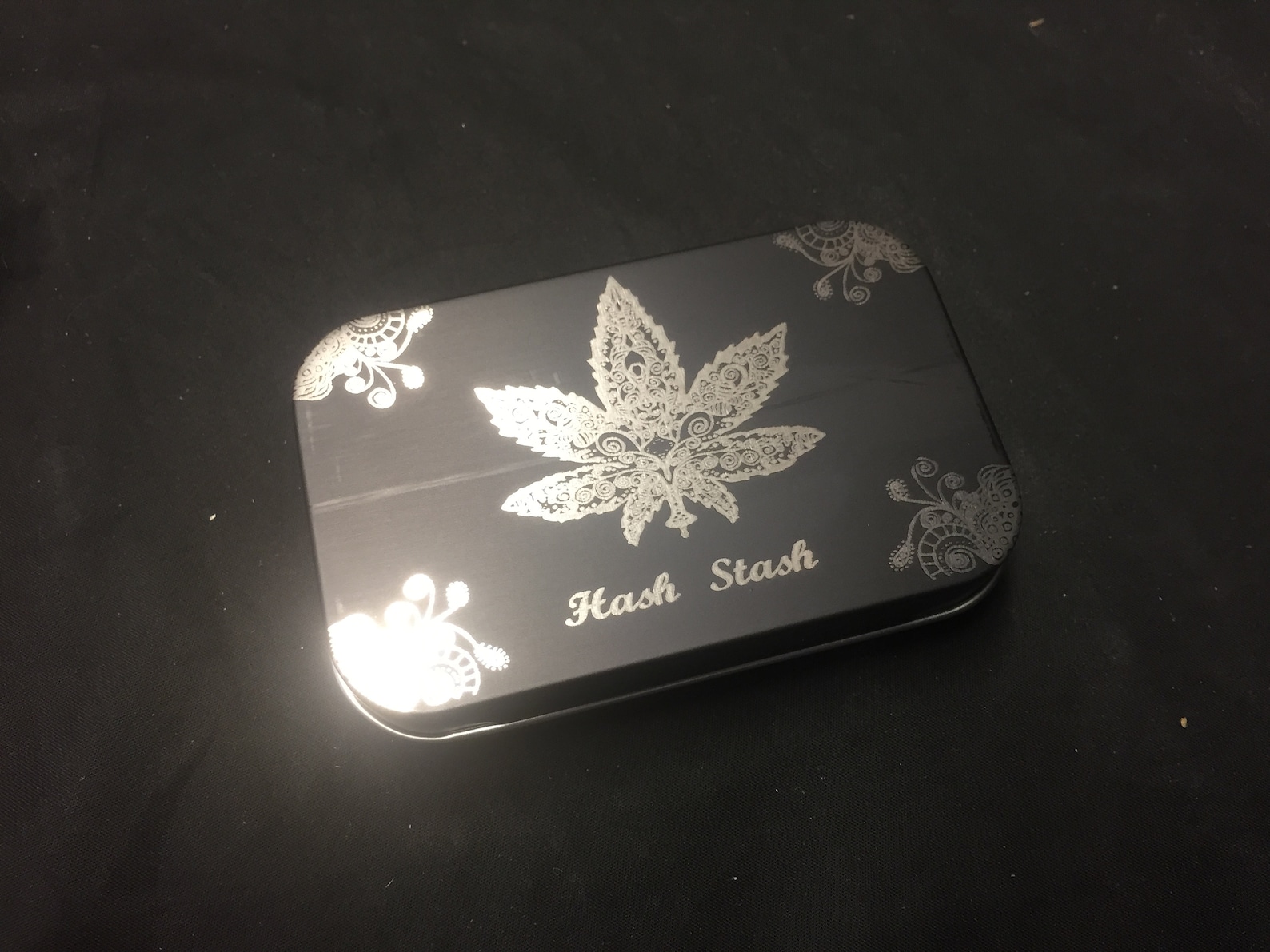 Metal Tobacco Tin With Your Custom Design Laser Engraved - Etsy