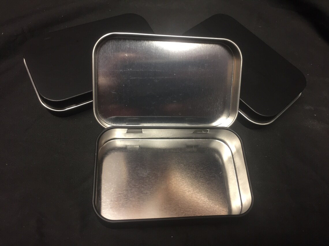 Metal Tobacco Tin With Your Custom Design Laser Engraved - Etsy