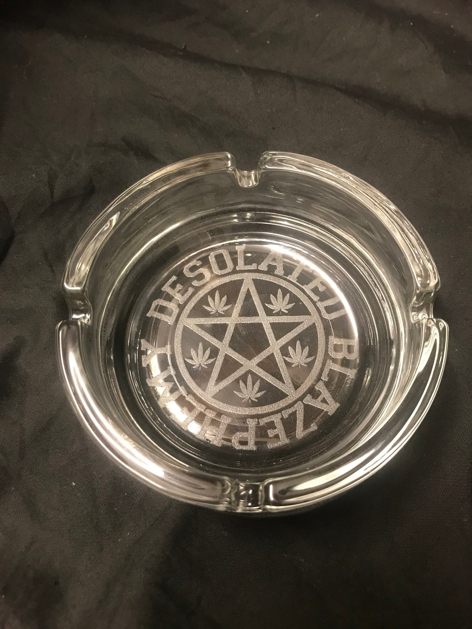 Ash Tray With Custom Personalised Laser Engraved Design and - Etsy