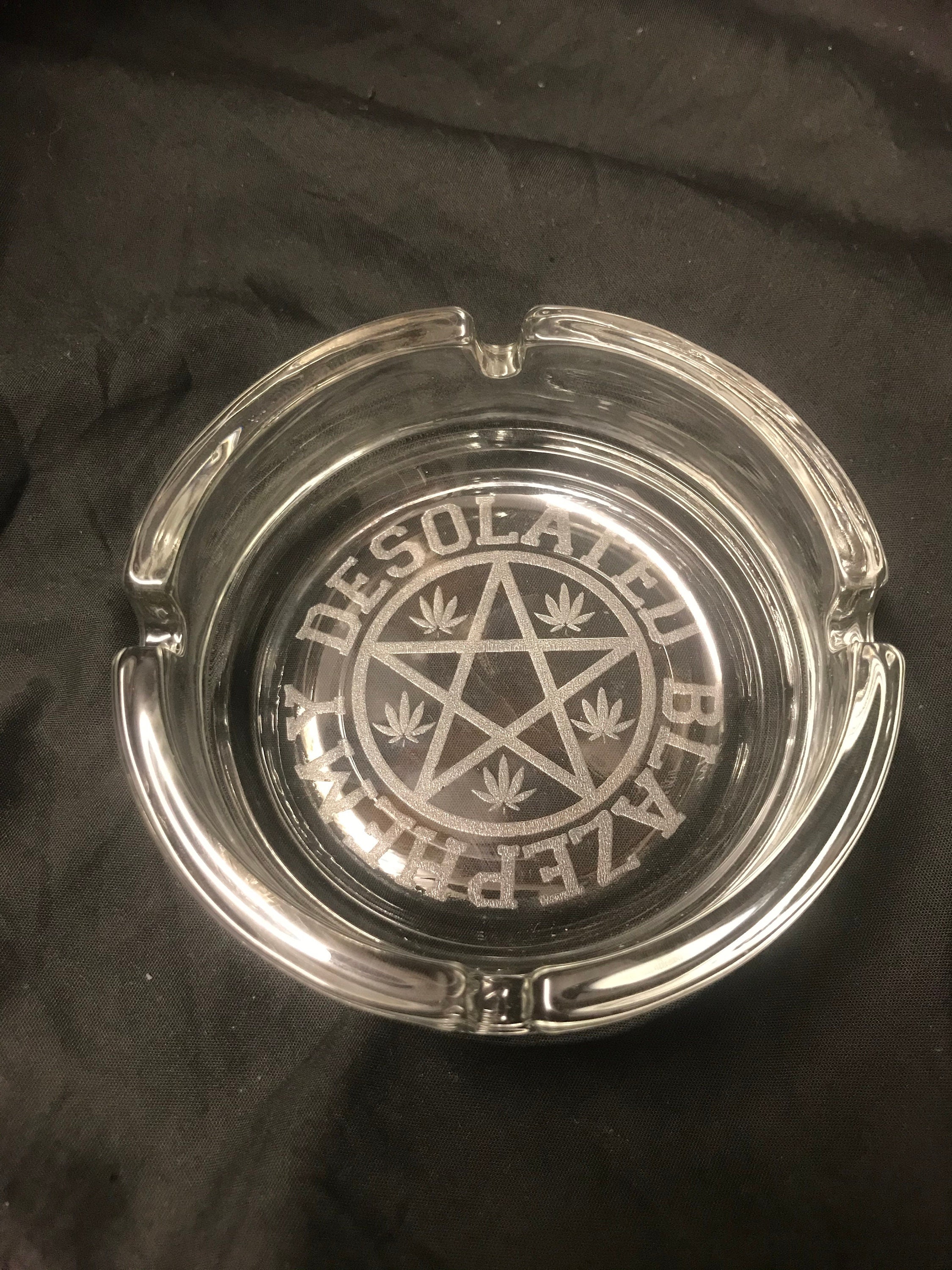 Ash Tray With Custom Personalised Laser Engraved Design and - Etsy