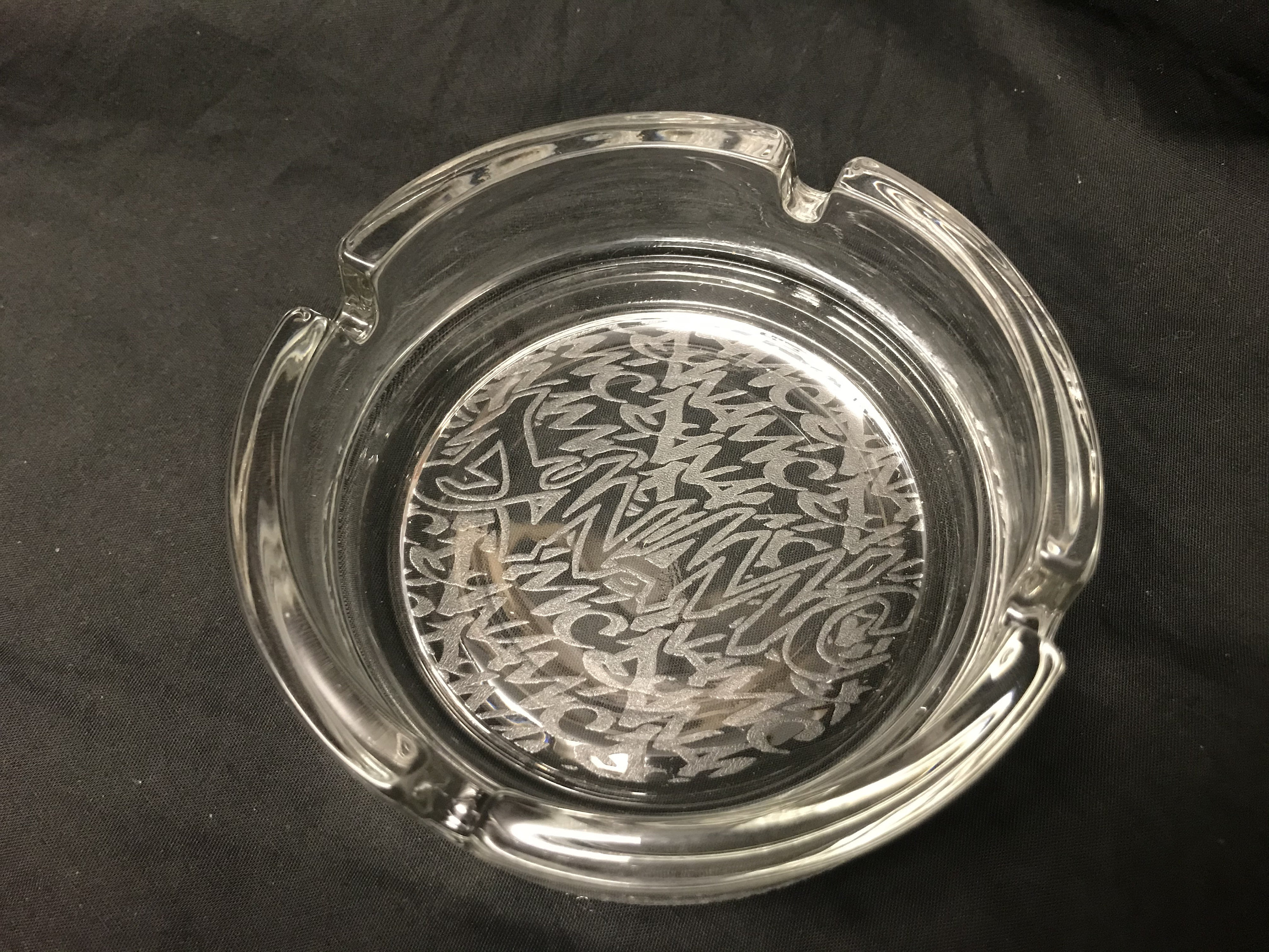 Ash Tray With Custom Personalised Laser Engraved Design and - Etsy