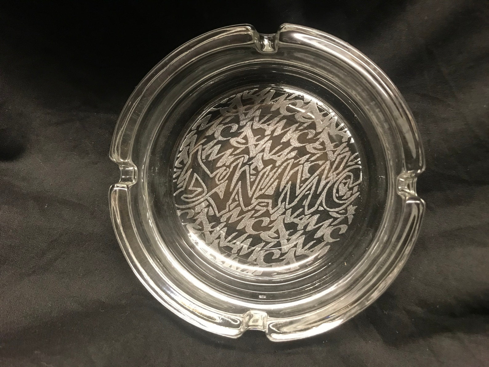 Ash Tray With Custom Personalised Laser Engraved Design and Text - Etsy