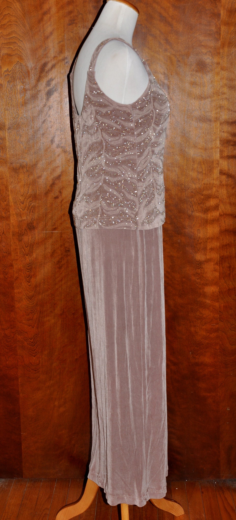 Vintage Jessica Howard Fawn Mother of the Bride Gown & Jacket - Etsy