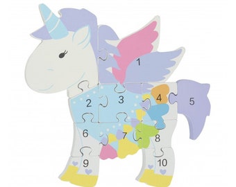 Unicorn Puzzle | Etsy