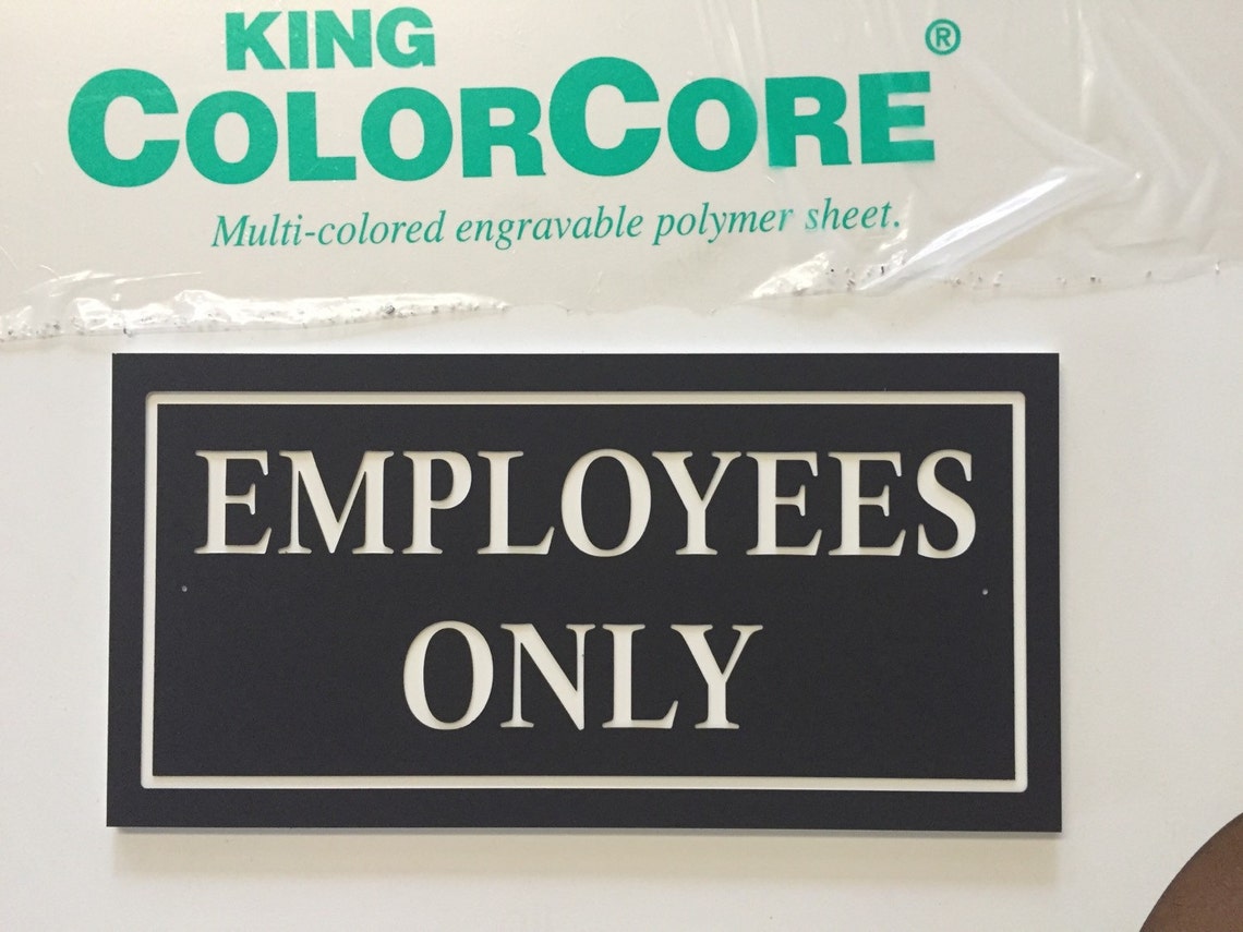 Custom Engraved Plastic Plaque 14x7 1/4 King - Etsy
