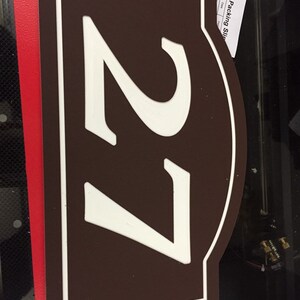 Arched House Number Sign Address Plaque 14x8.5" 1/4" King Colorcore ...