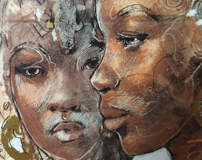 We Are Sisters Lithograph Print Painting Framed Art - Marta Gottfried ...