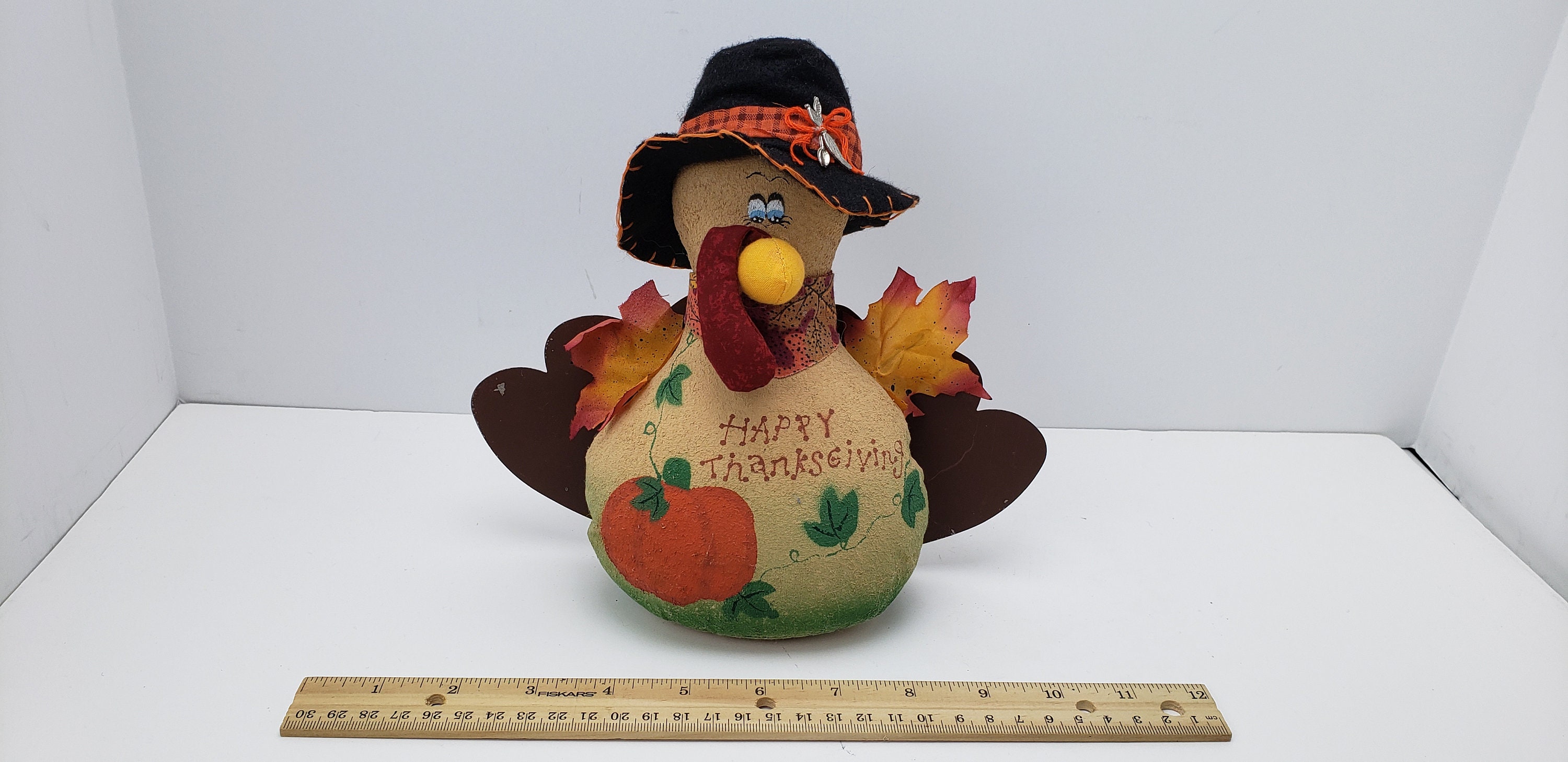 Thanksgiving Primitive Folk Art Style Turkey Fabric Shelf - Etsy