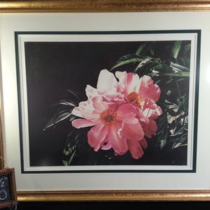 Cluster of Peonies by Arleta Pech Print Painting Number and Pencil ...