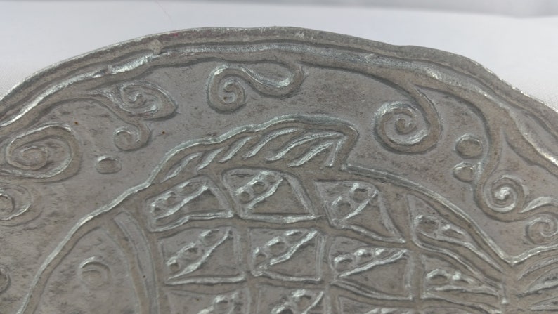 Pewter Display Tray Fish Detailed Design 7.5 X | Etsy