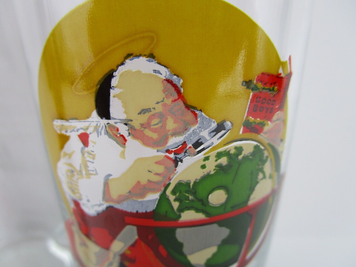 Vintage Coca Cola Santa Glasses Norman Rockwell December 4 | Etsy