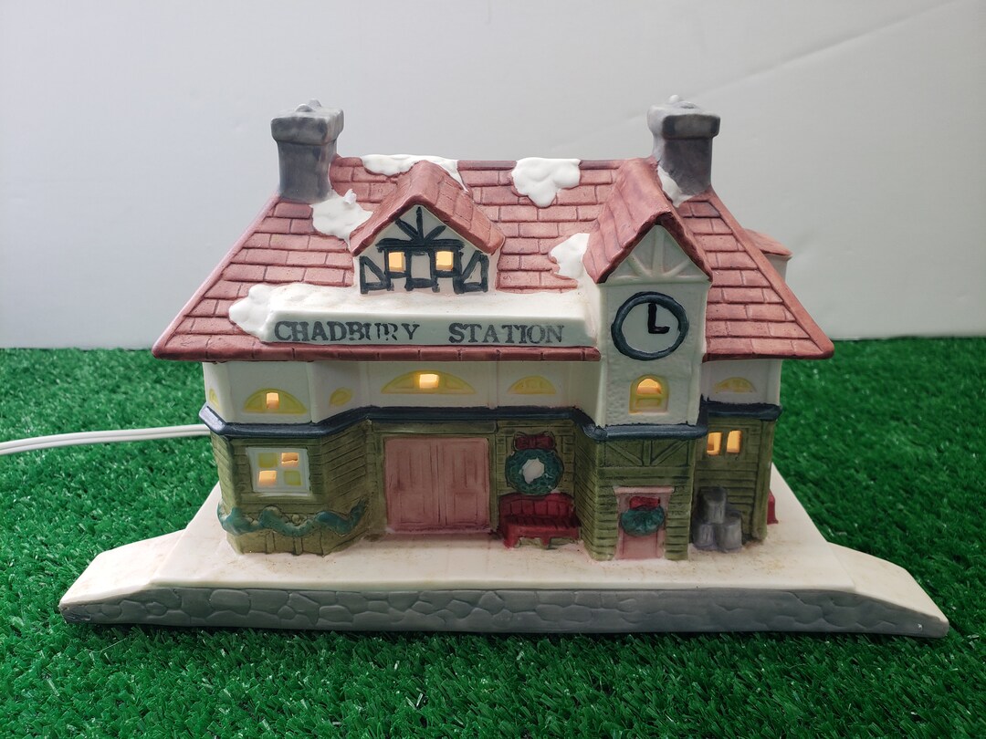 Memories Collection Train Station Illuminated Porcelain - Etsy