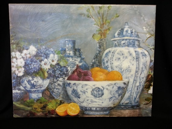 Guild Master Picture Artist C. Smith 1994 Bowls of Fruit and - Etsy