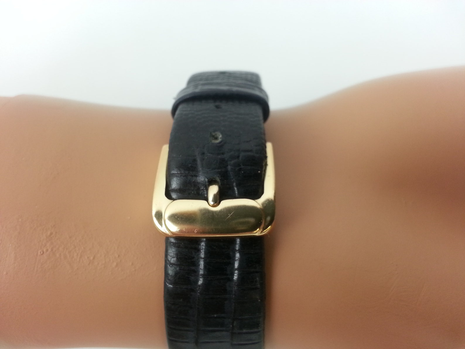 Vintage Leather Speidel Band Unitex Watch W/bezel Base Metal - Etsy