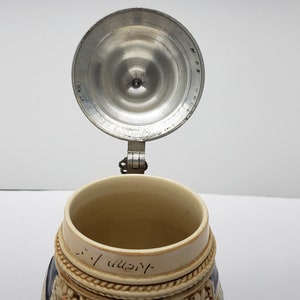 Vintage Marzi Remy Lidded Beer Stein #3043 Hunting Scene - Etsy