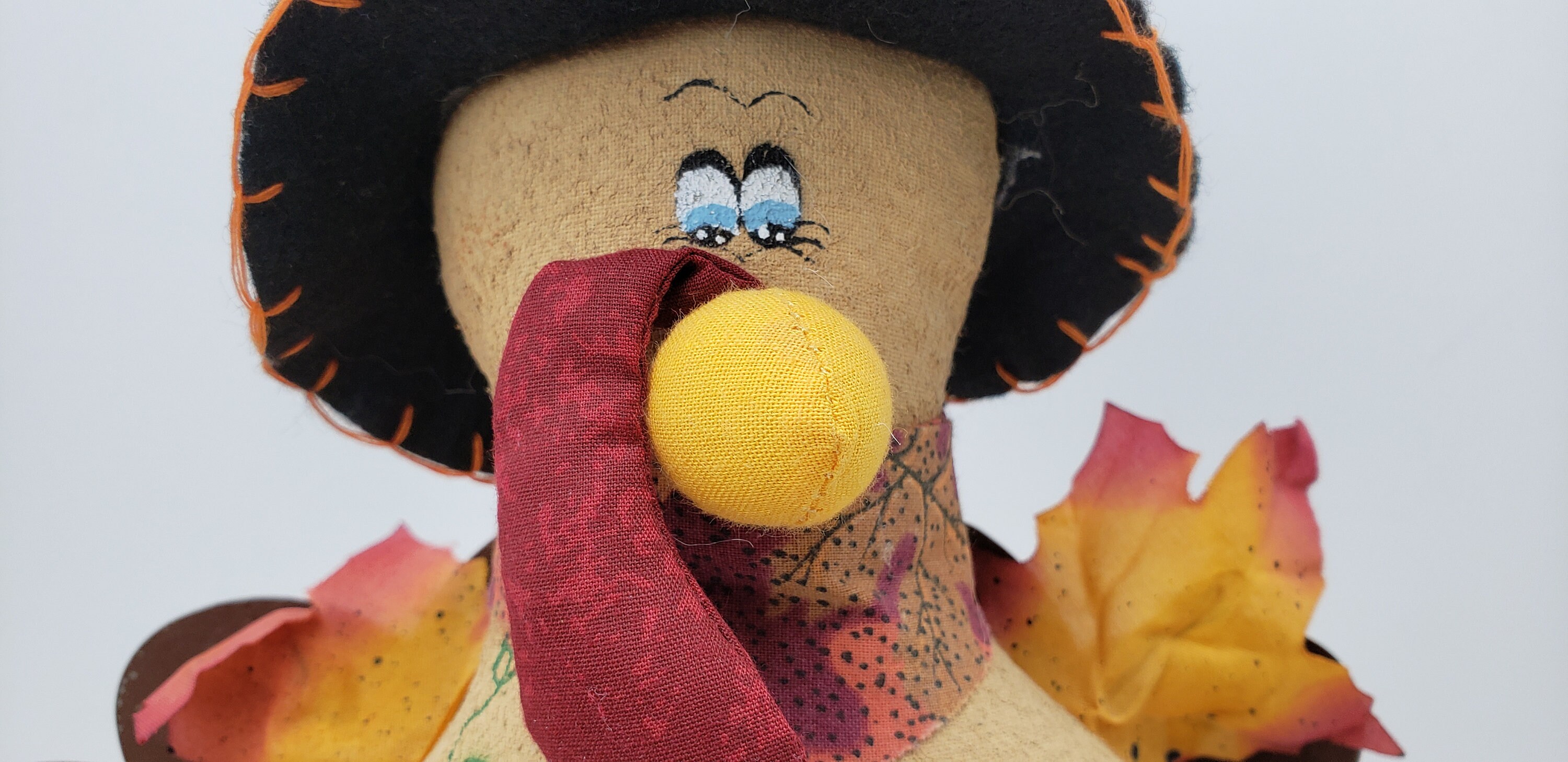 Thanksgiving Primitive Folk Art Style Turkey Fabric Shelf - Etsy