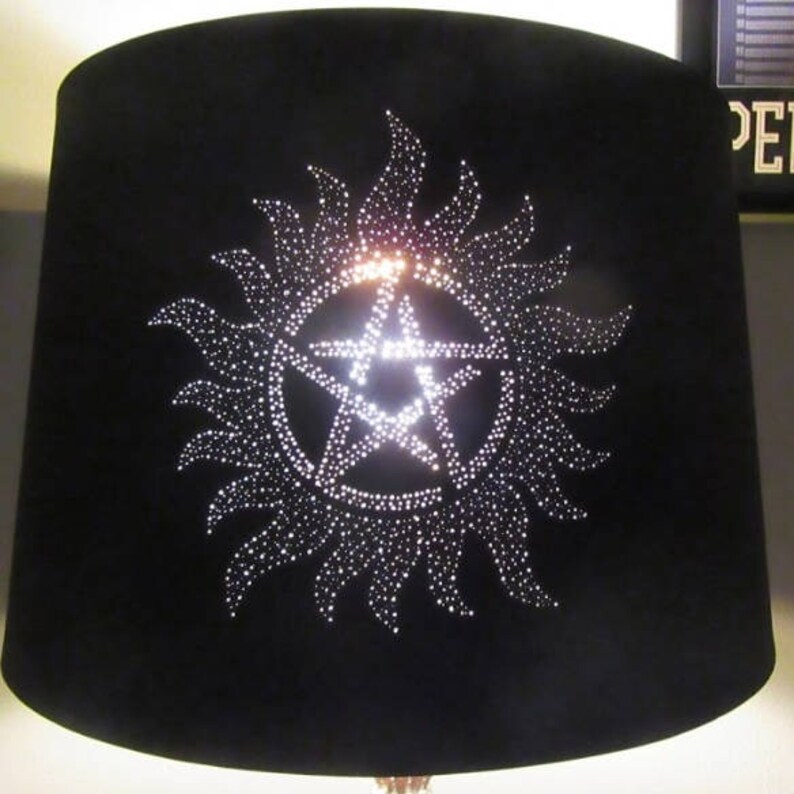 Supernatural Anti Possession Light Emitting Lamp Shade - Large - Etsy