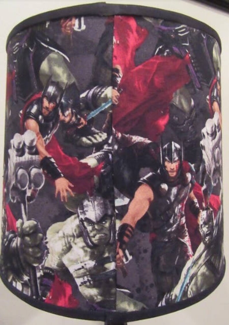Ragnarok Thor & Hulk Fabric Lamp Shade - Etsy