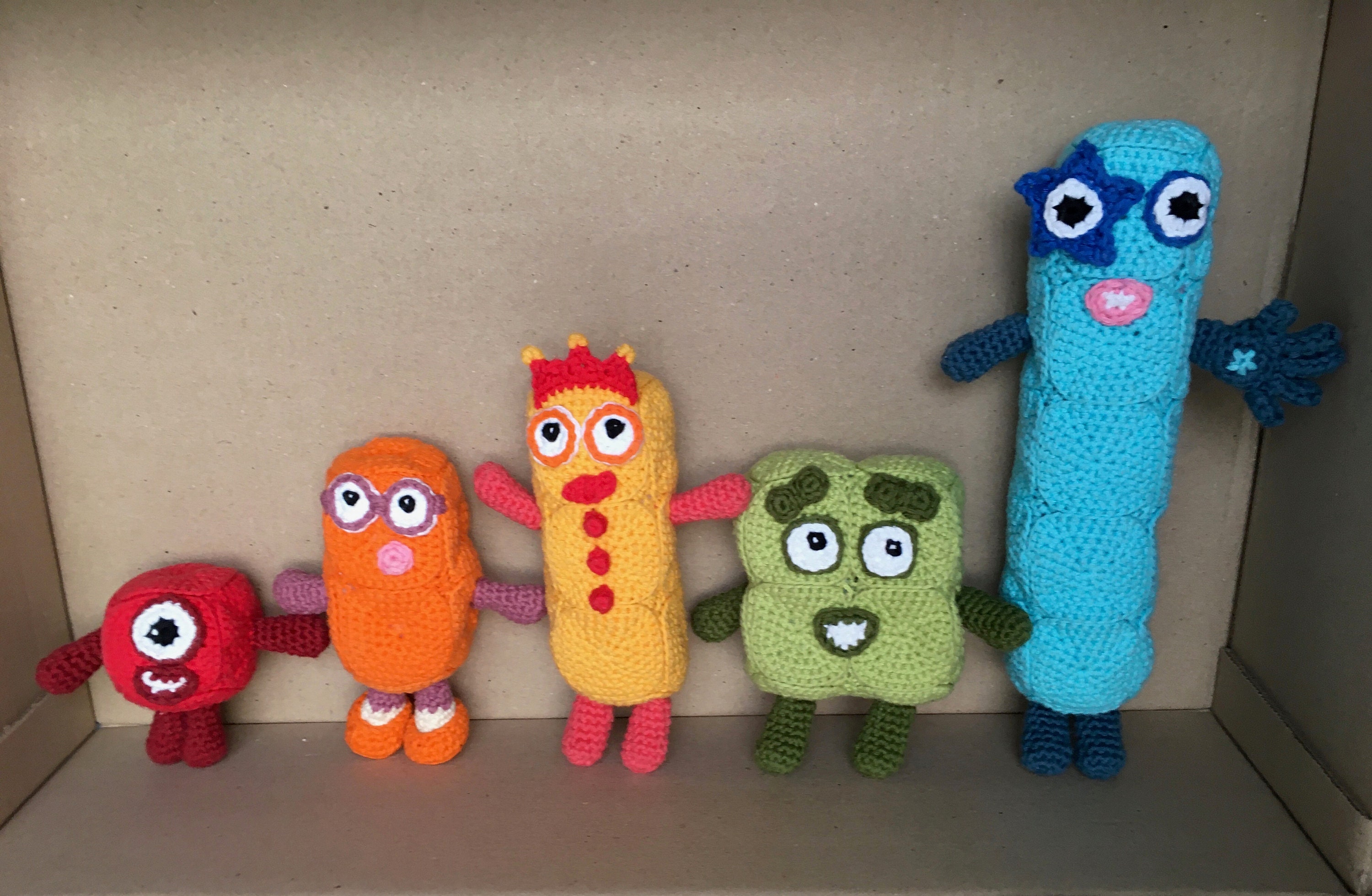 Numberblocks 1-10 Crochet Pattern for soft toys US / RIGHT | Etsy