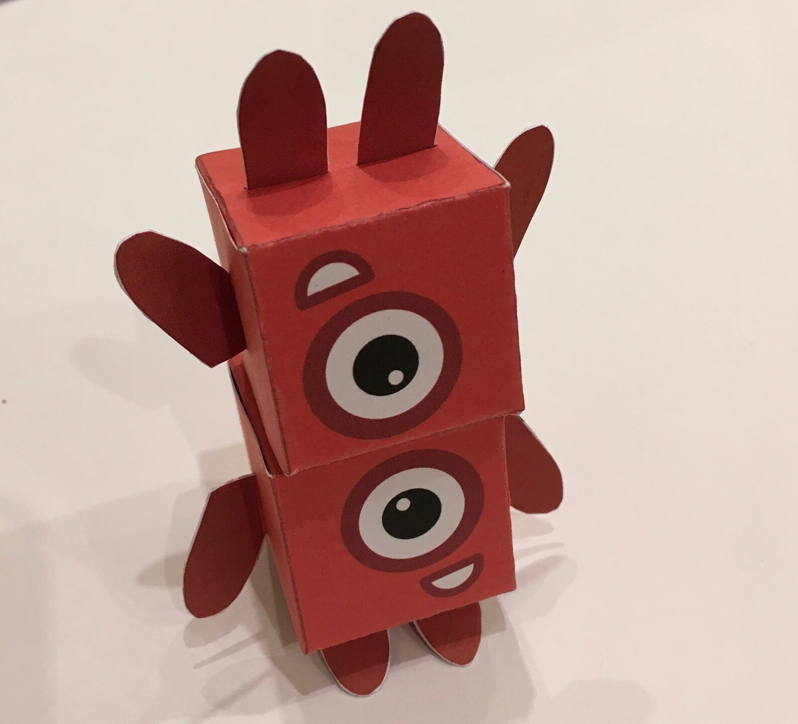 Numberblocks One Printable Paper Toy / origami template / | Etsy