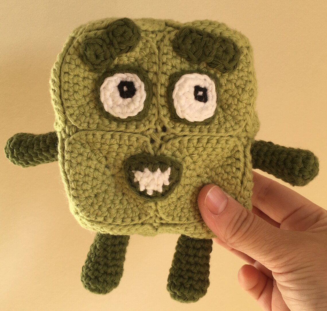 Numberblocks Number 4 PDF Crochet Pattern for Soft Toy in US & - Etsy