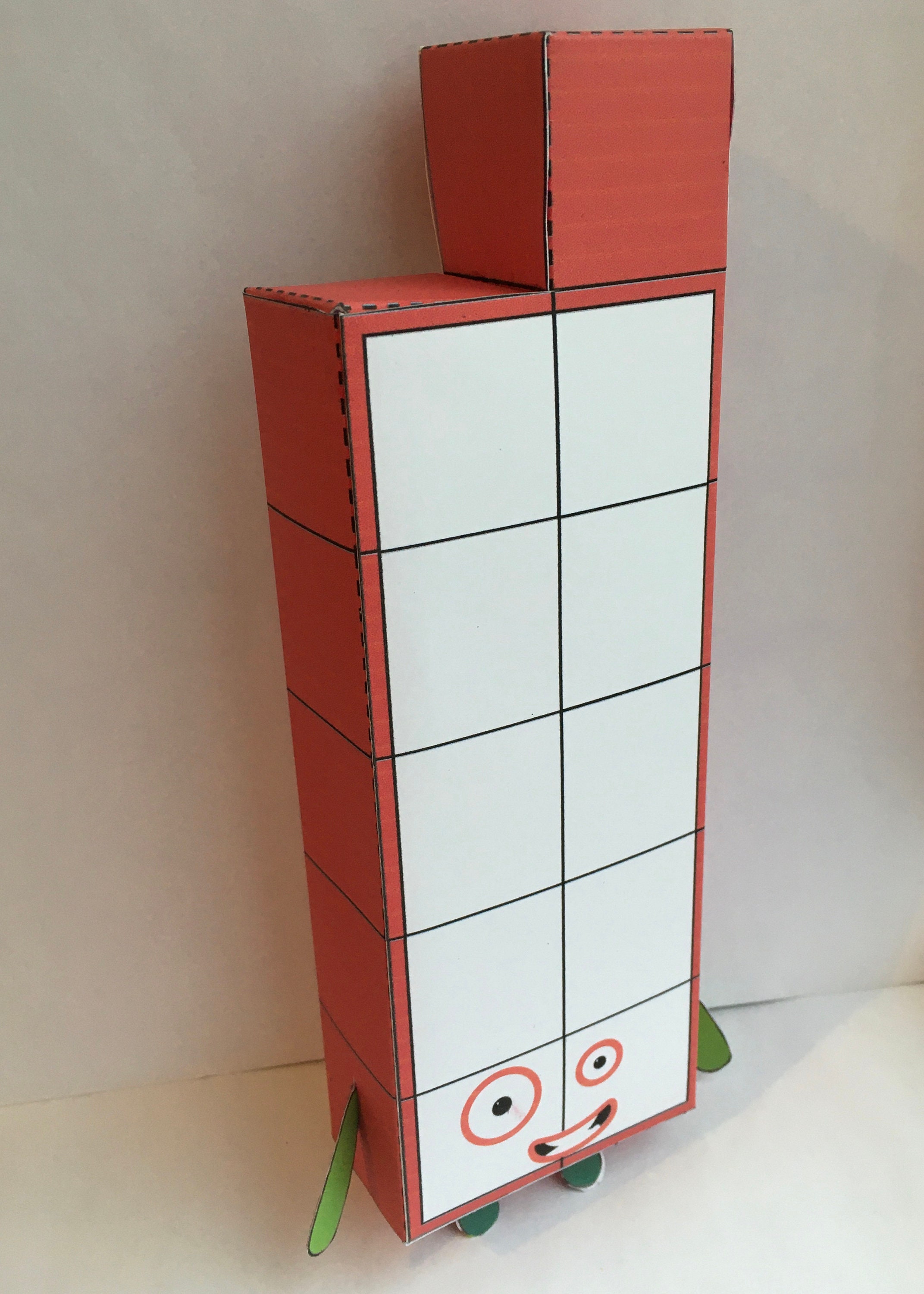 Numberblocks 610 Printable Paper Toys Origami Templates-etsy