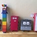 Numberblocks 1-10 Printable Paper Toys / Origami Templates / Kids ...