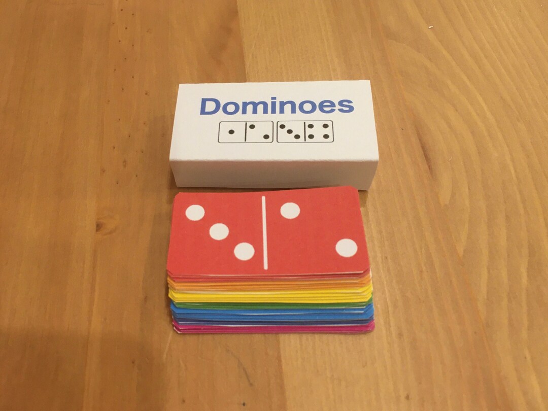 Tiny Dominoes Matchbox Printable Template / Paper Toy / Kids Gift / DIY ...