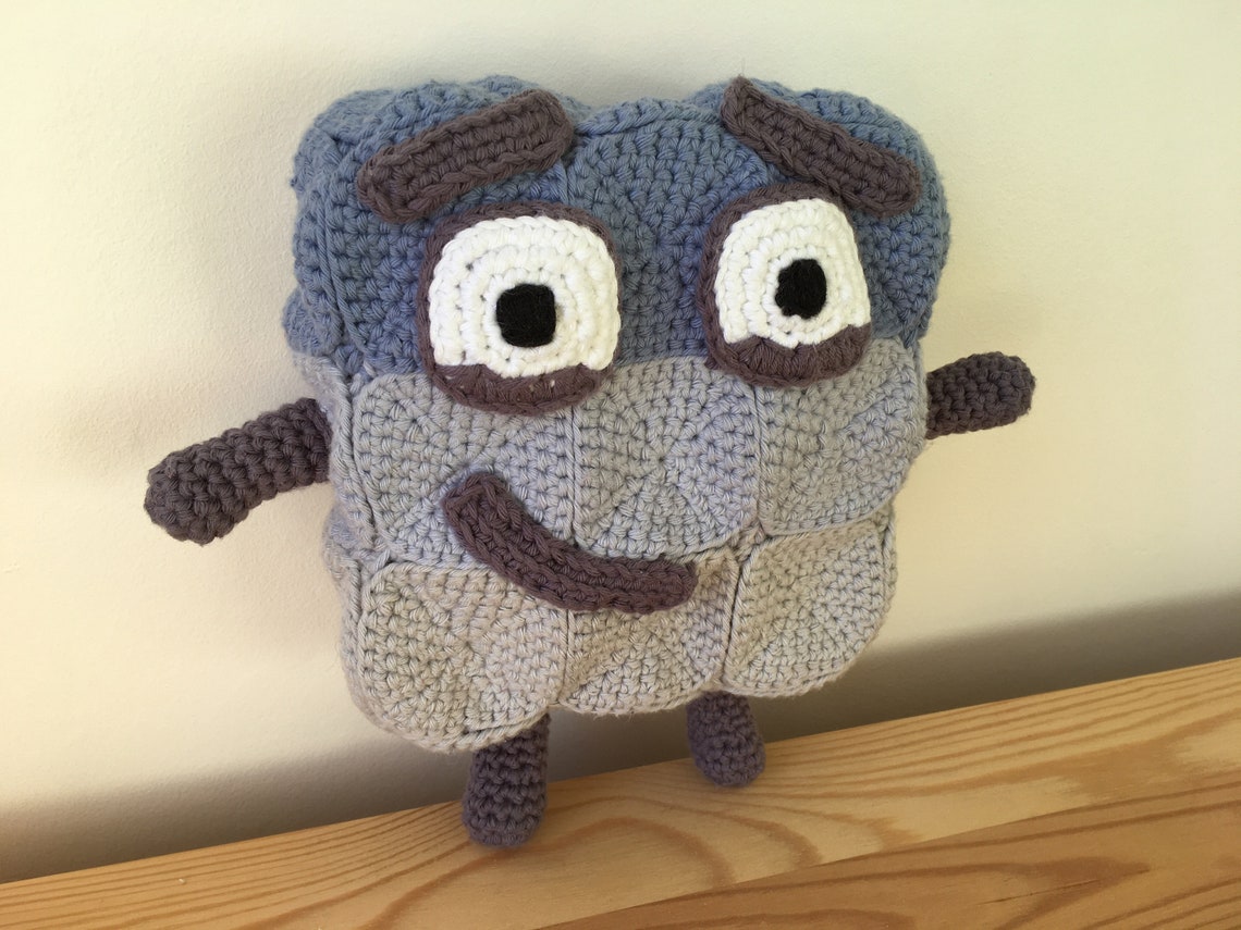 Numberblocks Nine Number 9 PDF Crochet Pattern for Soft Toy in - Etsy UK