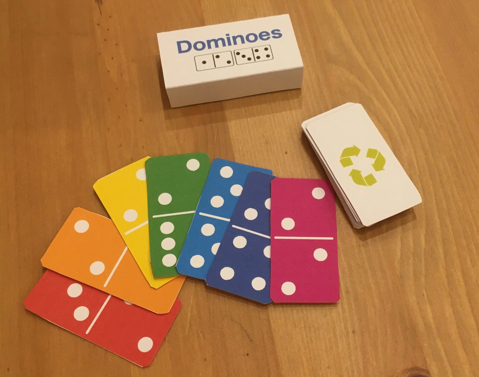 Tiny Dominoes Matchbox Printable Template / Paper Toy / Kids Gift / DIY ...