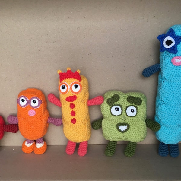 Crochet Numberblocks Pattern - Etsy