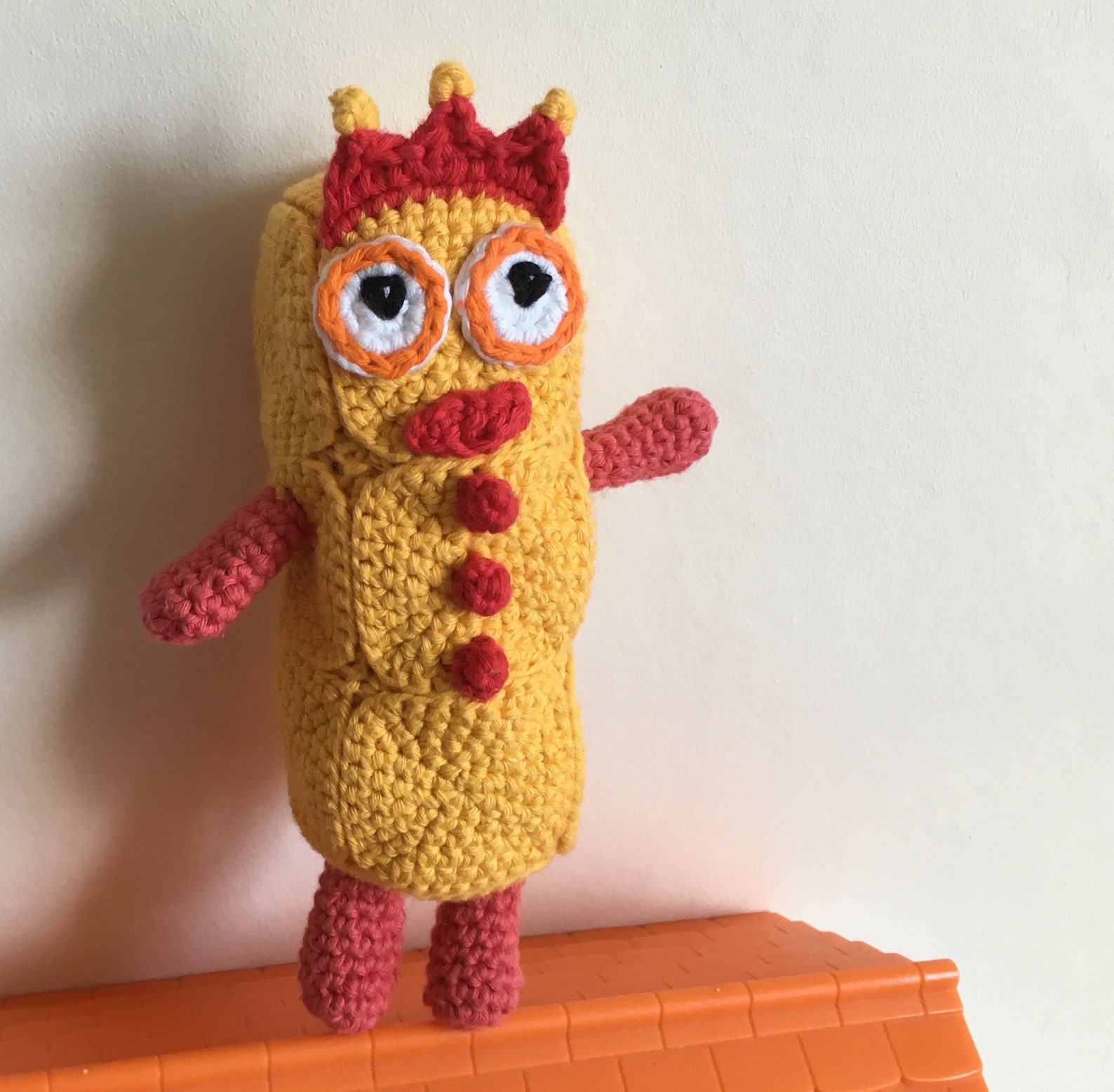 Numberblocks Three Character, Crochet Pattern for Soft Toy UK & US ...