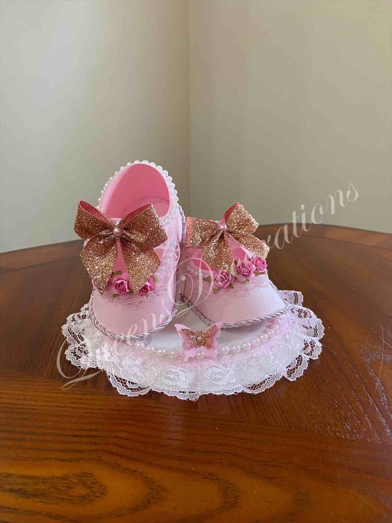 Elegant Cake Topper/ Beautiful Pink and Gold Cake Topper/girl | Etsy