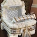 Elegant White and Gold Diaper Stroller/ Beautiful Baby Shower - Etsy
